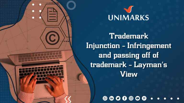 Trademark Injunction – Infringement and Passing Off of Trademark